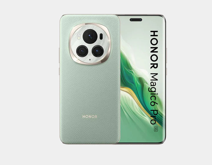 The Honor Magic 6 Pro 5G Dual SIM 512GB 12GB Epi Green combines cuttin ...
