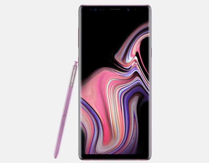 The Samsung Note 9, the flagship smartphone with a stunning display, p ...